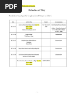 Schedule of Stay Itinerary Template Free Word | PDF | Leisure | Business
