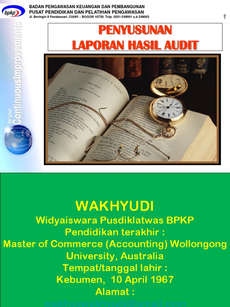 Penyusunan Laporan Hasil Audit PDF | PDF