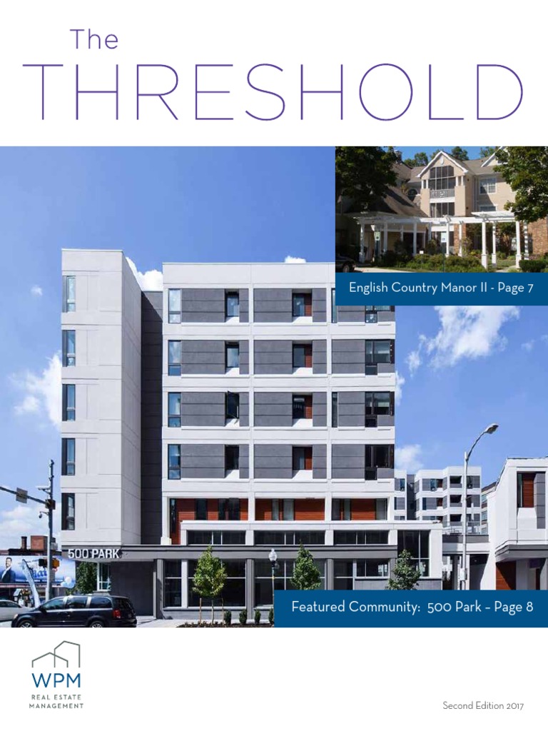 WPM Threshold 20172ed | PDF | Apartment | Condominium