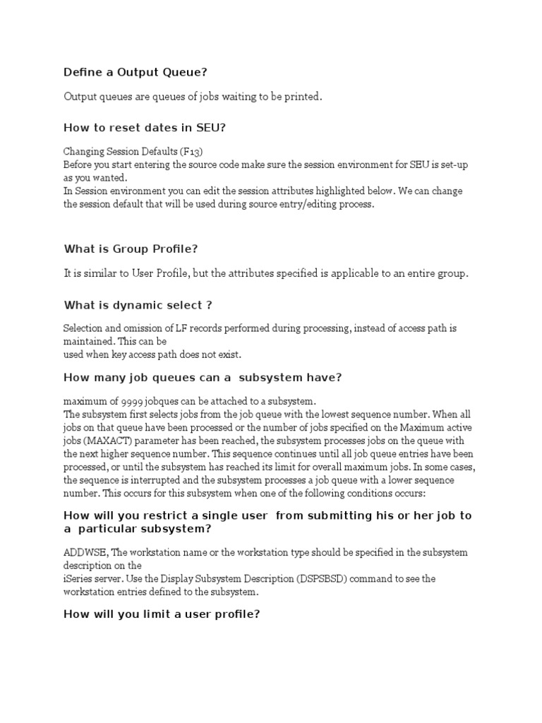 As400 Faqs | PDF | Computer Data Storage | Ibm System I