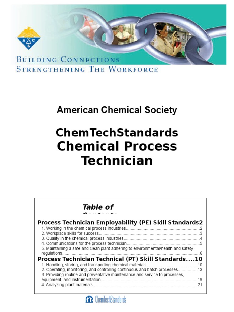 Chemical Process Technician: Chemtechstandards | PDF | Distillation ...