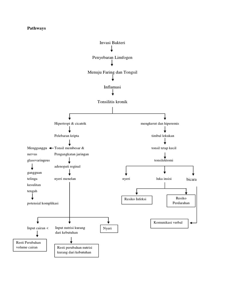 Pathways Tonsilitis | PDF