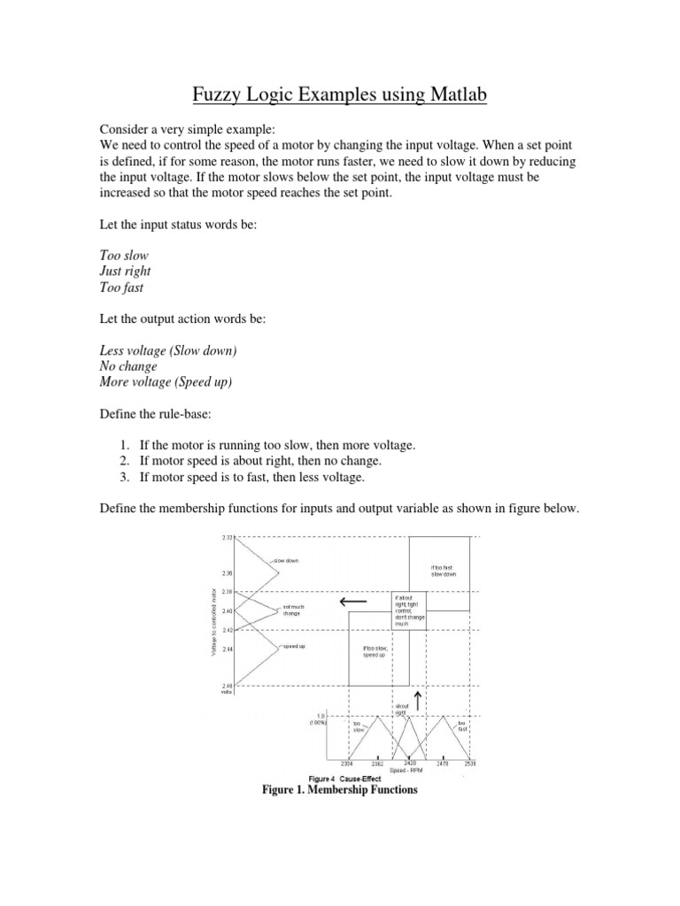 Fuzzy Logic Examples Using Matlab PDF | PDF | Angle | Fuzzy Logic