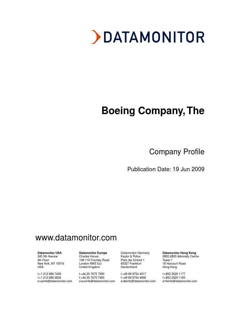 Boeing SWOT | PDF | Military Budget Of The United States | Boeing