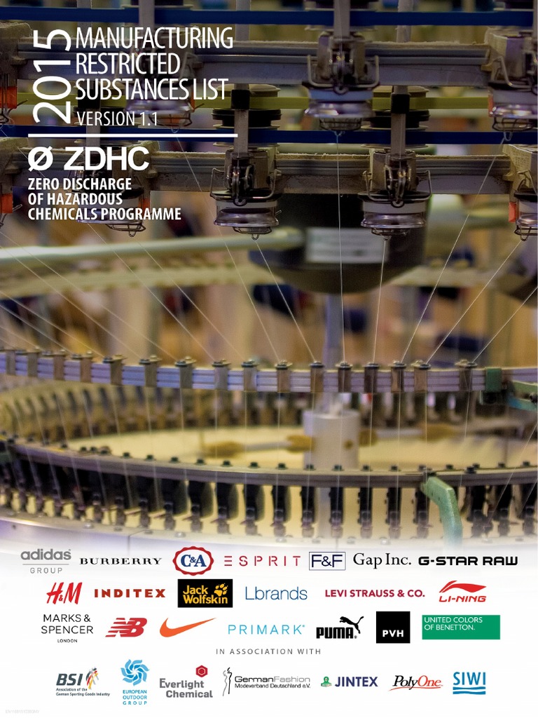 ZDHC MRSL | PDF | Chemical Substances | Dye