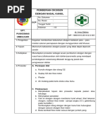 Sop Pemasangan Oksigen RM Dan NRM | PDF