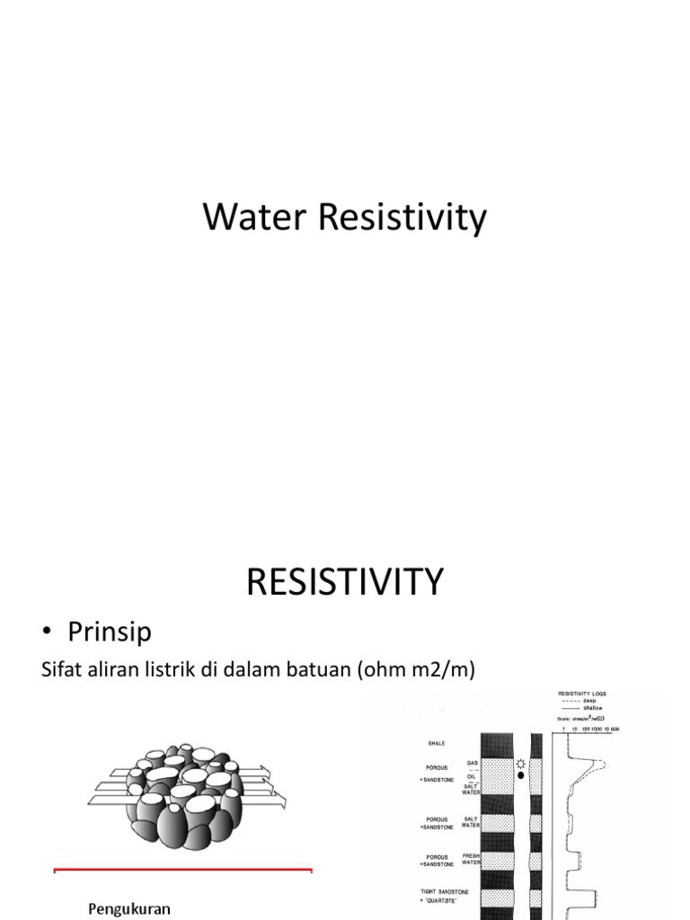 Water Resistivity | PDF