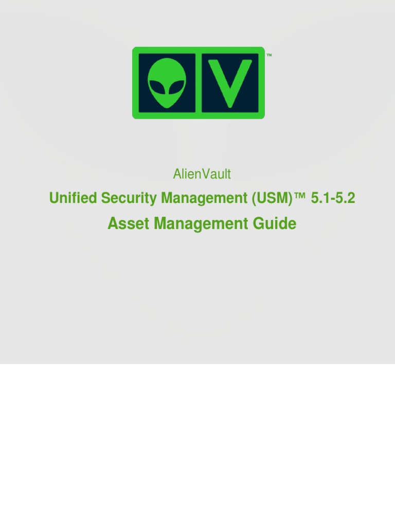 AlienVault USM 5.1 5.2 Asset Management Guide | PDF | Domain Name ...