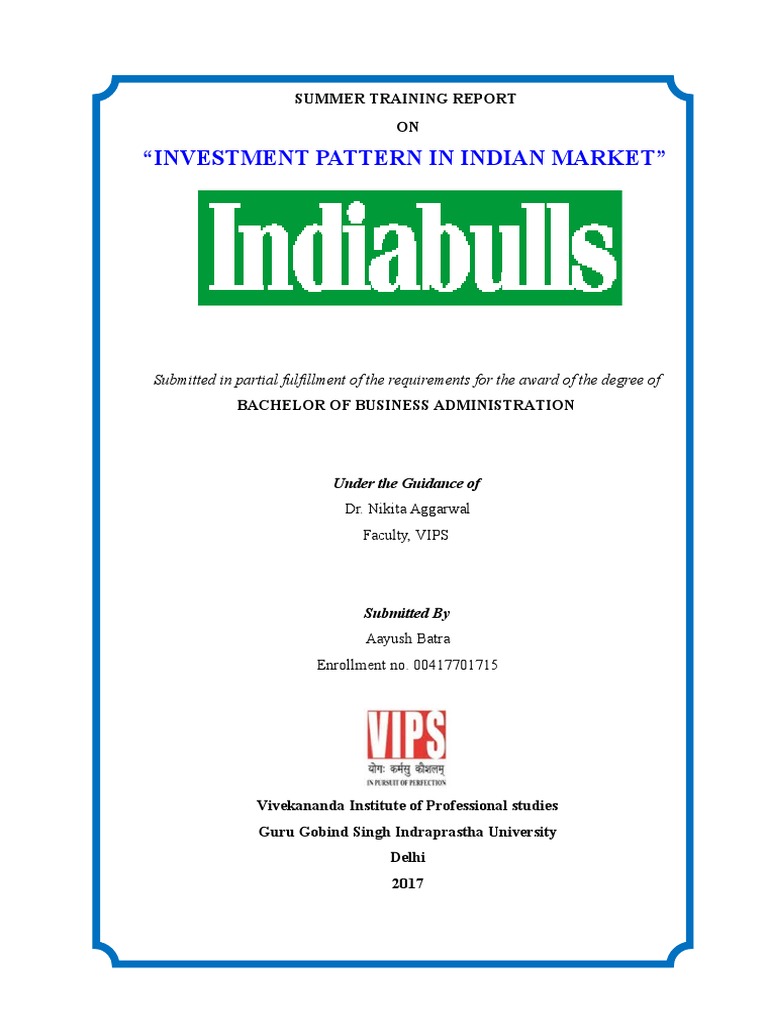 Indiabulls and Indian Stock Market | Download Free PDF | Price–Earnings ...