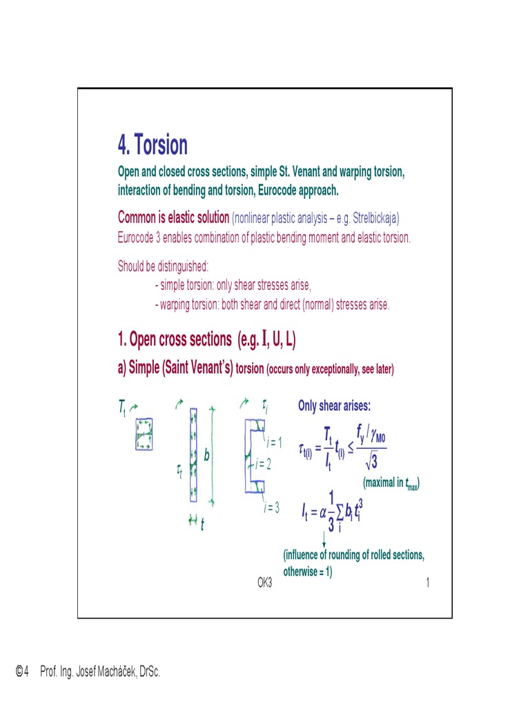 Torsion.pdf | Bending | Stress (Mechanics)
