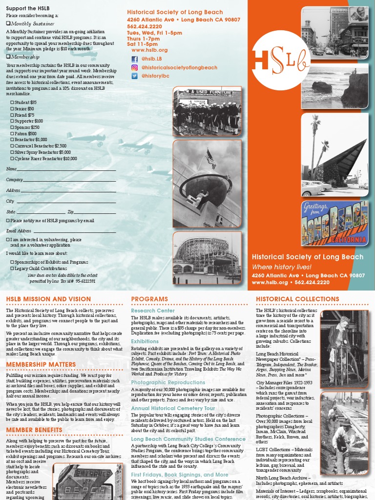 HSLB 2016 Membership Brochure | PDF