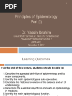 Epidemiology Lecture Notes | PDF | Infection | Sensitivity And Specificity
