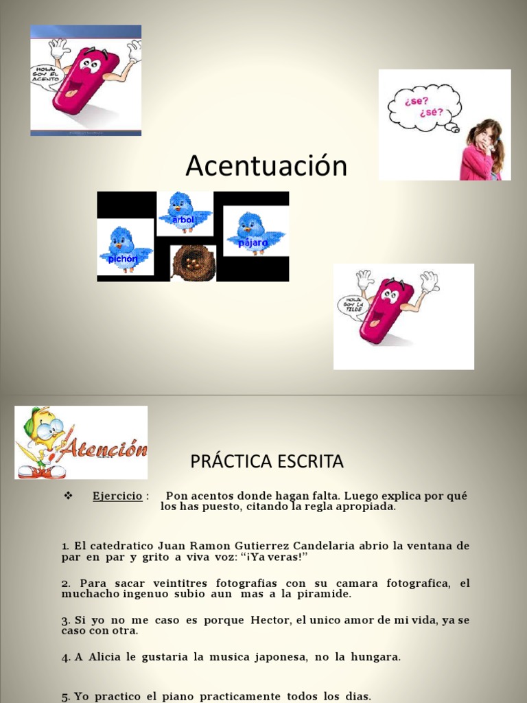 Acentuación ppt2 | PDF | Deportes | Ocio