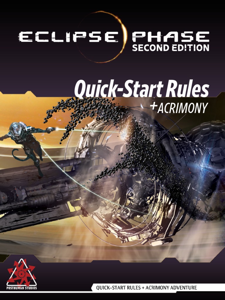 Eclipse Phase Second Edition - Quick Start Rules | PDF | Transhumanism ...