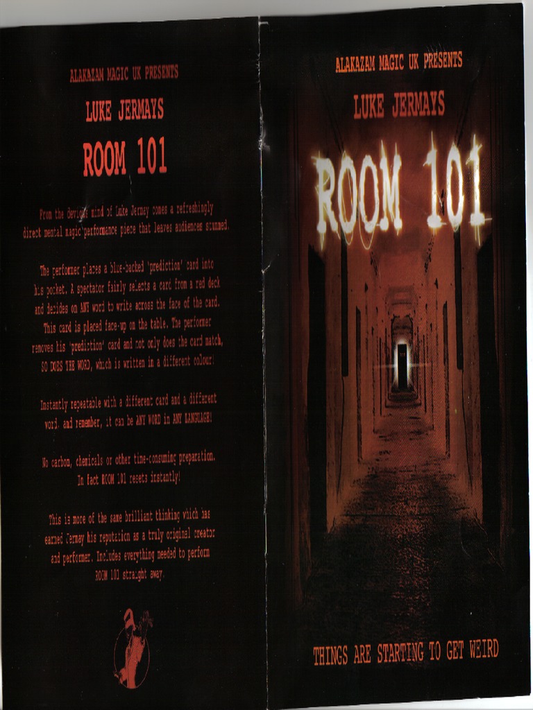 Luke Jermay - Room 101 PDF | PDF