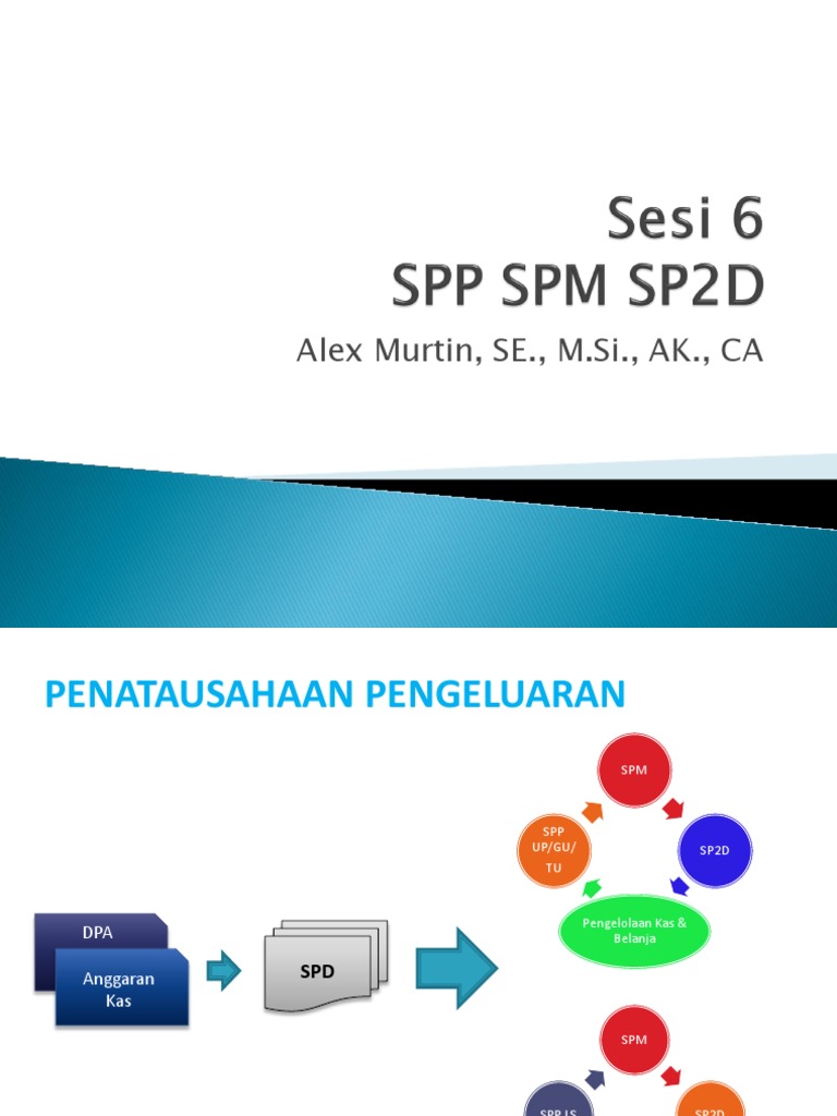 Proses dan Jenis Dokumen SPP, SPM, SP2D | PDF | Pengelolaan Keuangan & Uang
