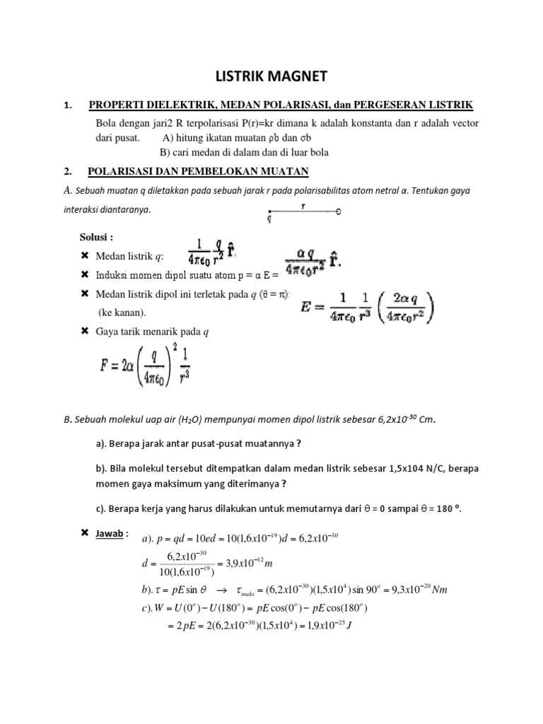 Listrik Magnet | PDF