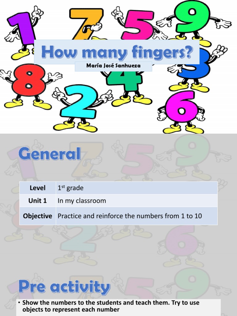 How Many Fingers | PDF | Language Arts & Discipline