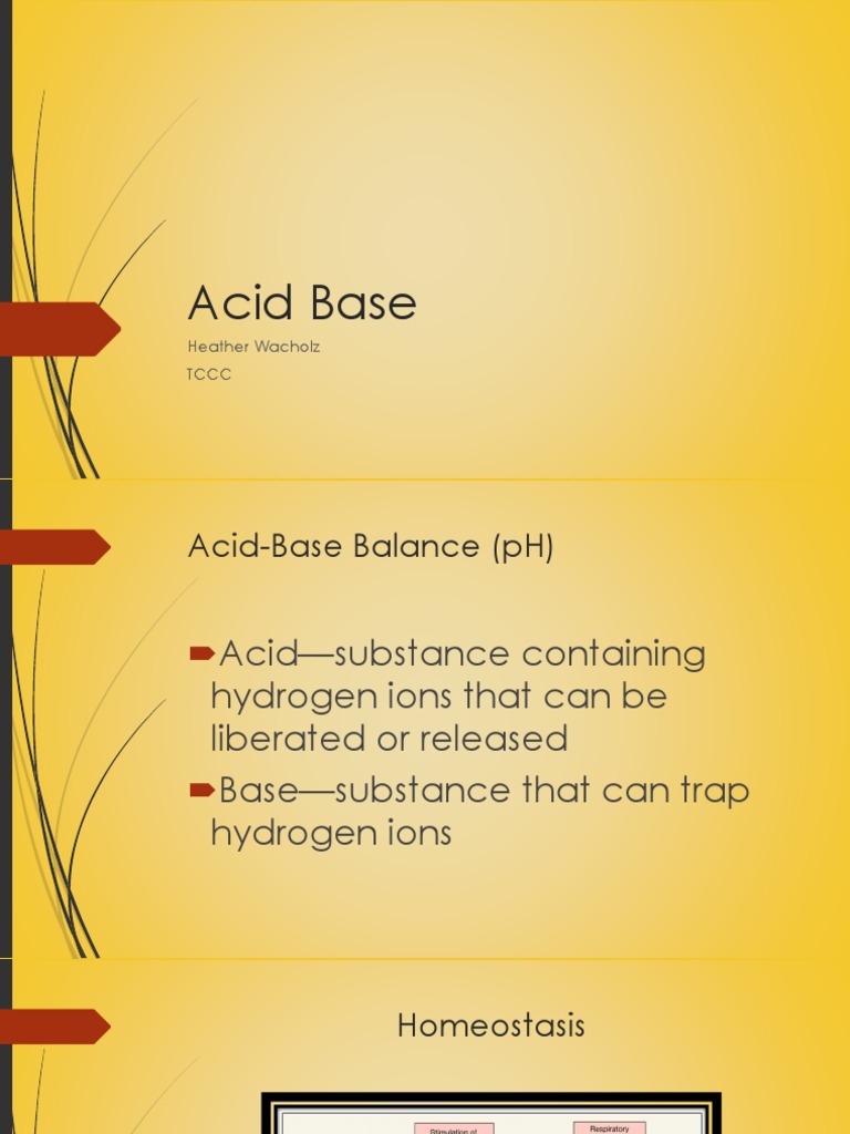 Acid Base | PDF | Physiology | Medical Specialties