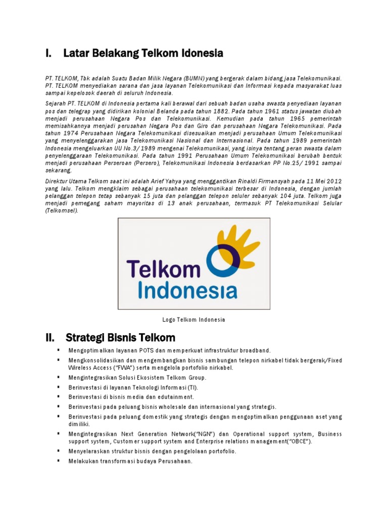 Swot Telkom | PDF