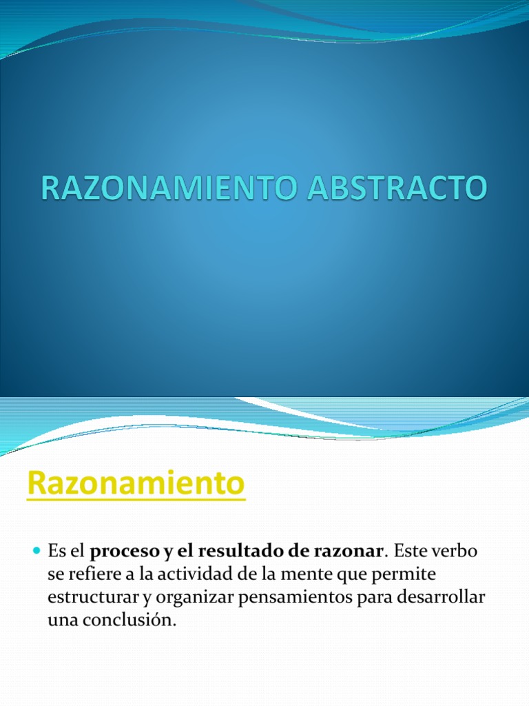 Razonamiento Abstracto: Guía y Ejercicios | PDF | Analogía | Razón