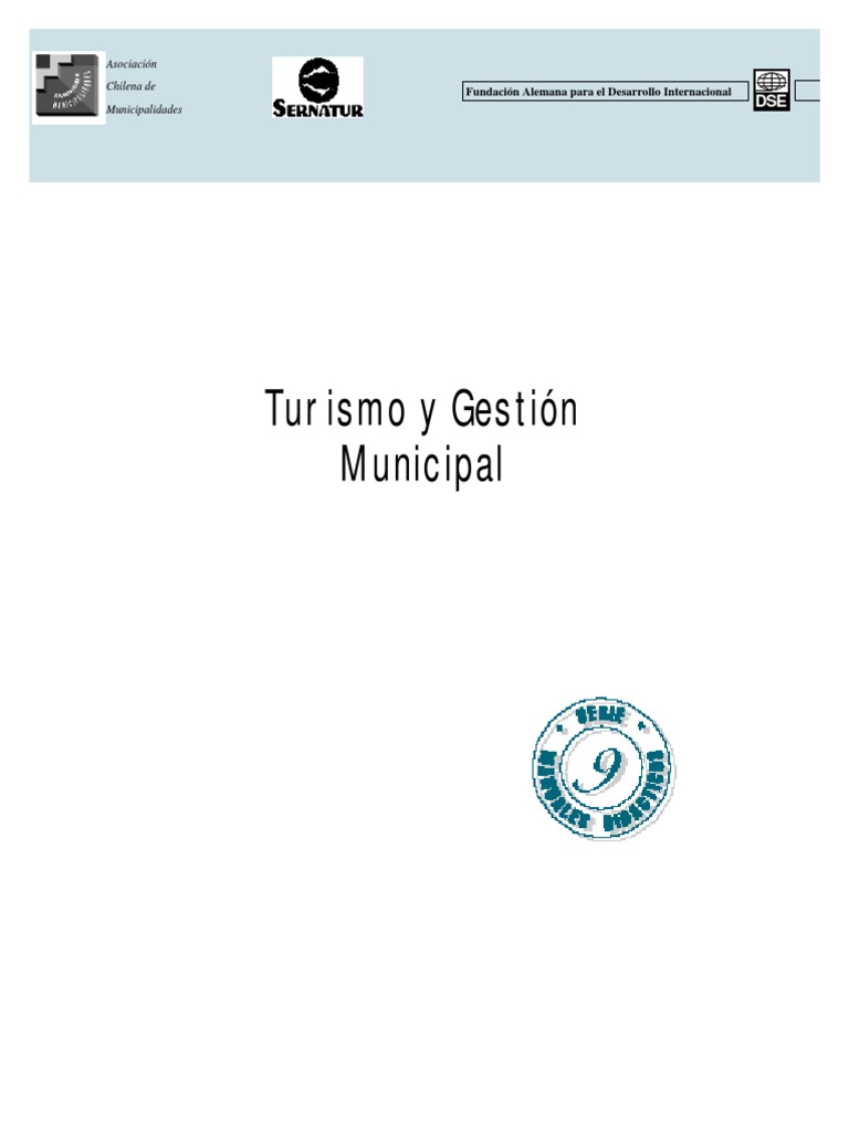Turismo Y Gestion Municipal Pdf Turismo Ocio