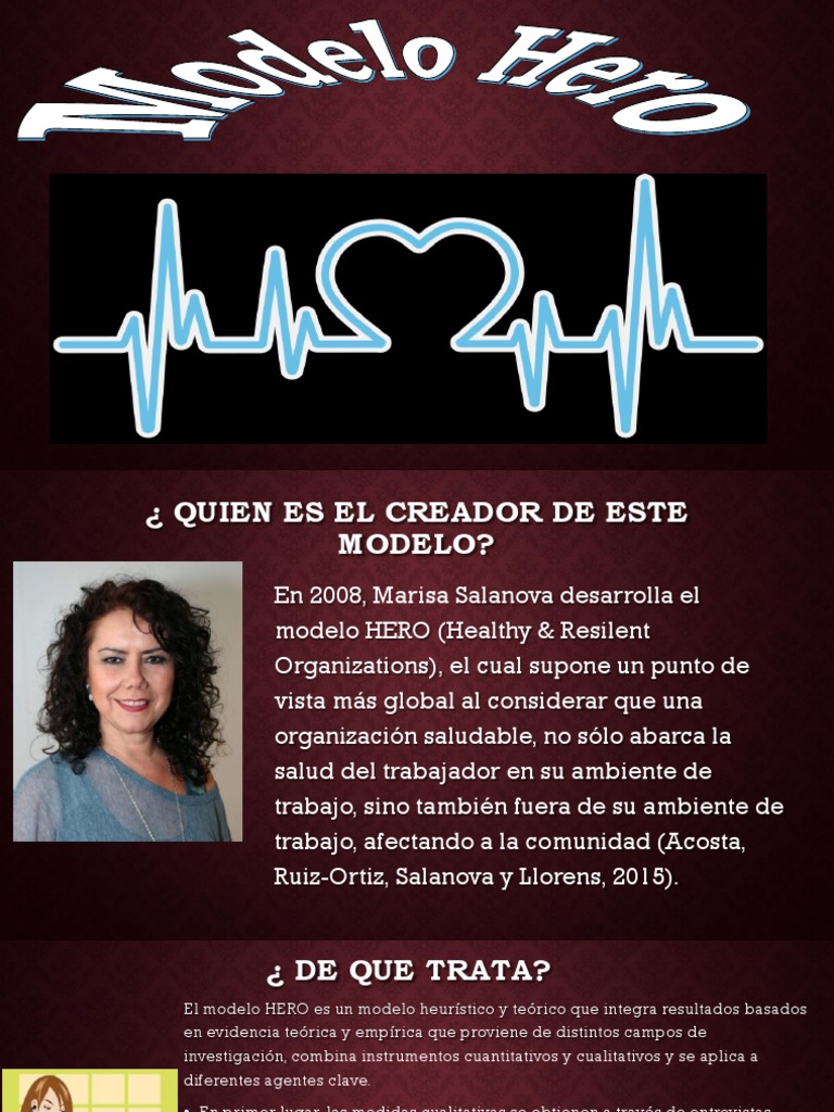Modelo HERO: Organizaciones Saludables y Resilientes | PDF ...