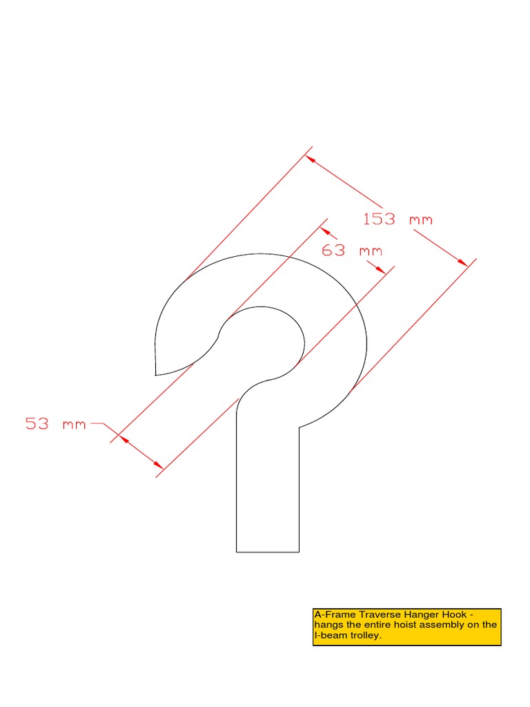A-Frame Traverse Support Hook | PDF