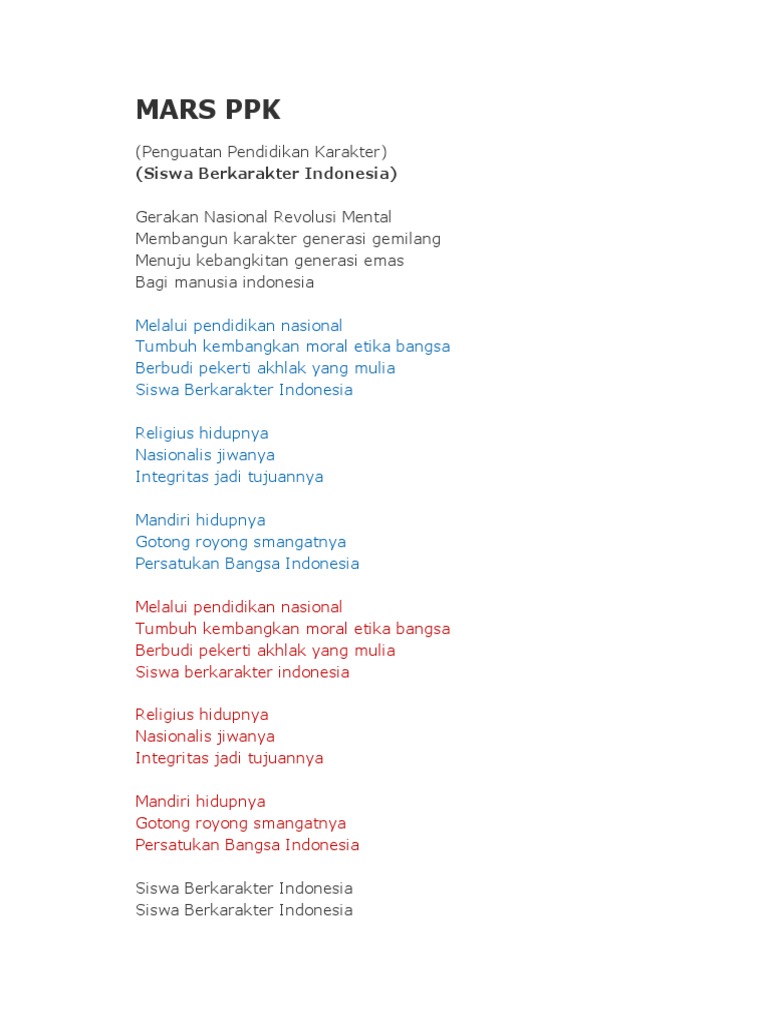 Mars PPK | PDF | Karier & Perkembangan