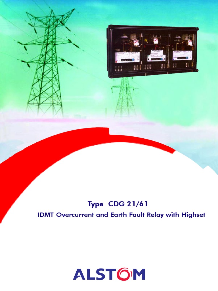ALSTOM IDMT Overcurrent and E - F Cdg61 | PDF | Relay | Transformer