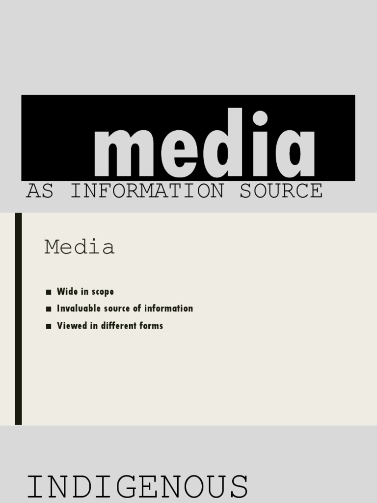 Indigenous Media | PDF