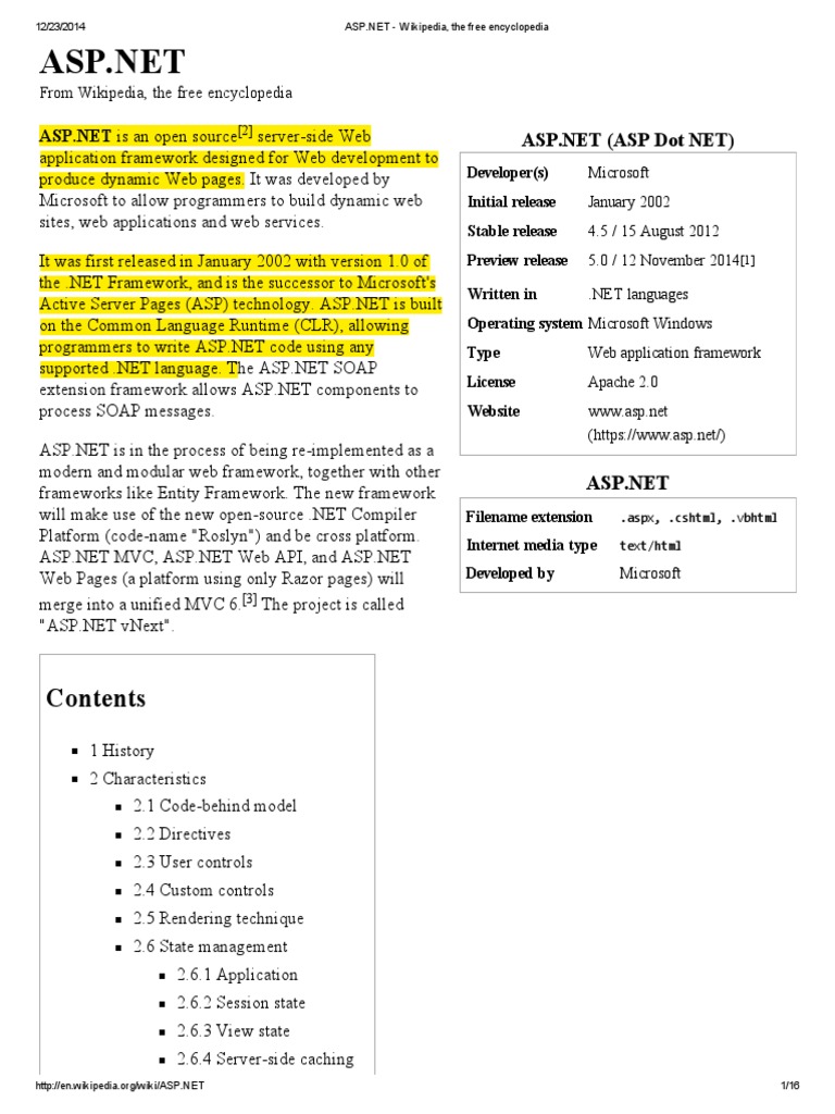 From Wikipedia, The Free Encyclopedia | PDF | Active Server Pages | Software Development