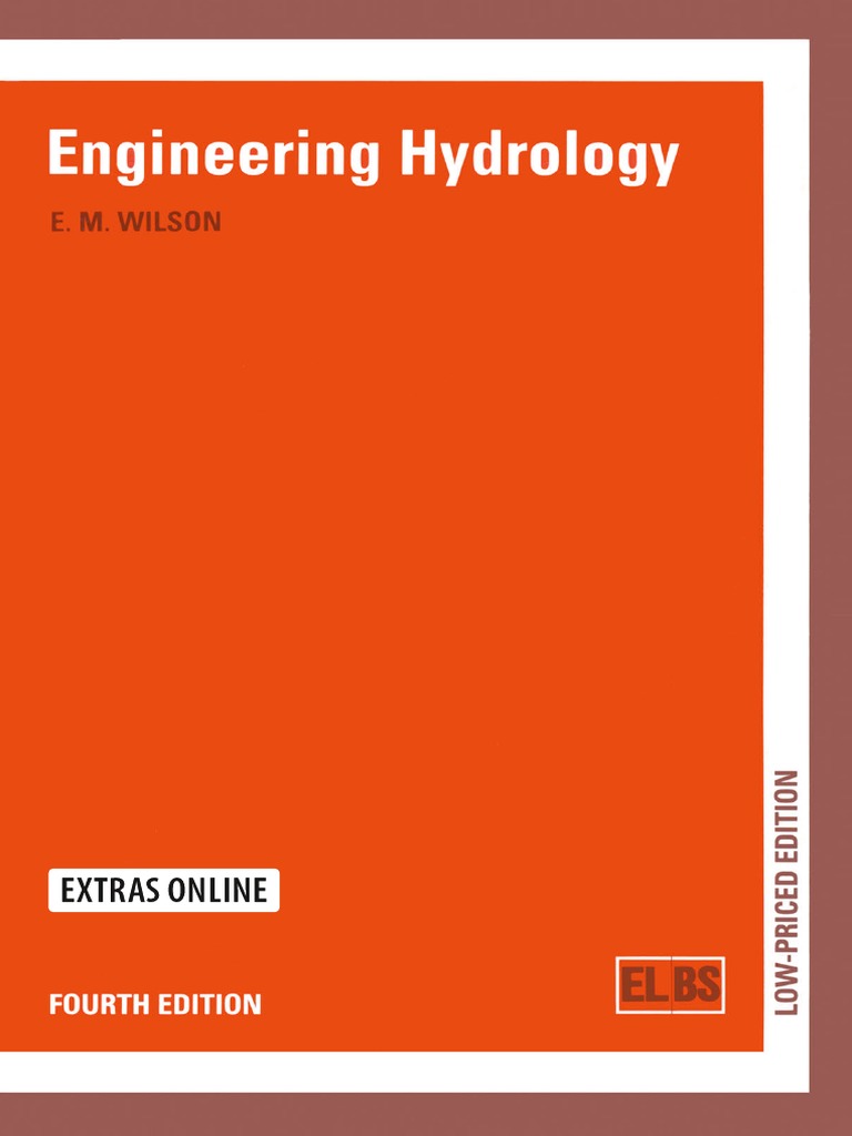 Engineering Hydrology 4E by Wilson | PDF | Hydrology | Rain