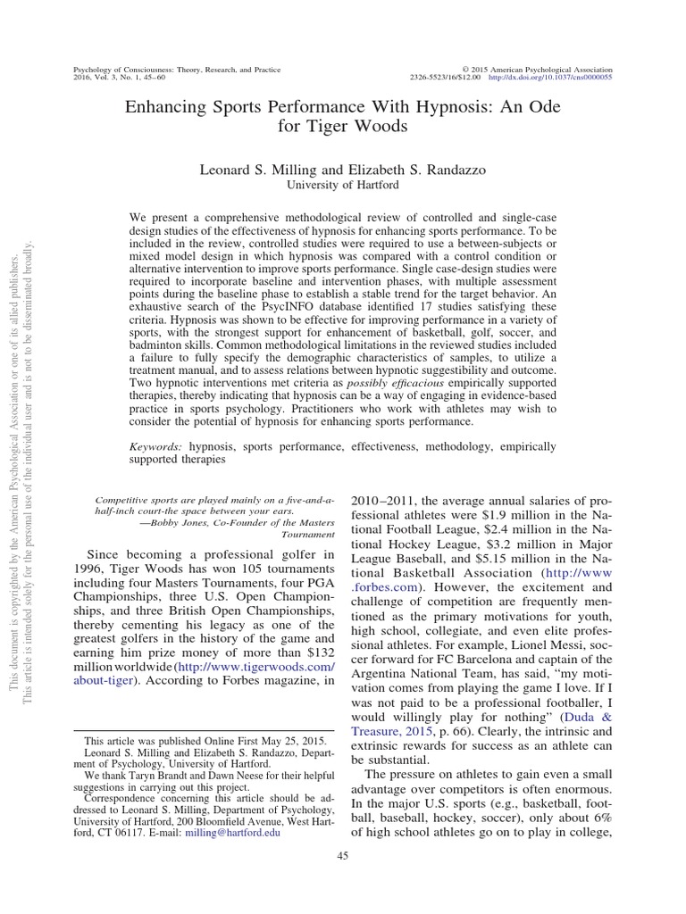 Tiger Hypnosis PDF | PDF | Hypnosis | Psychology