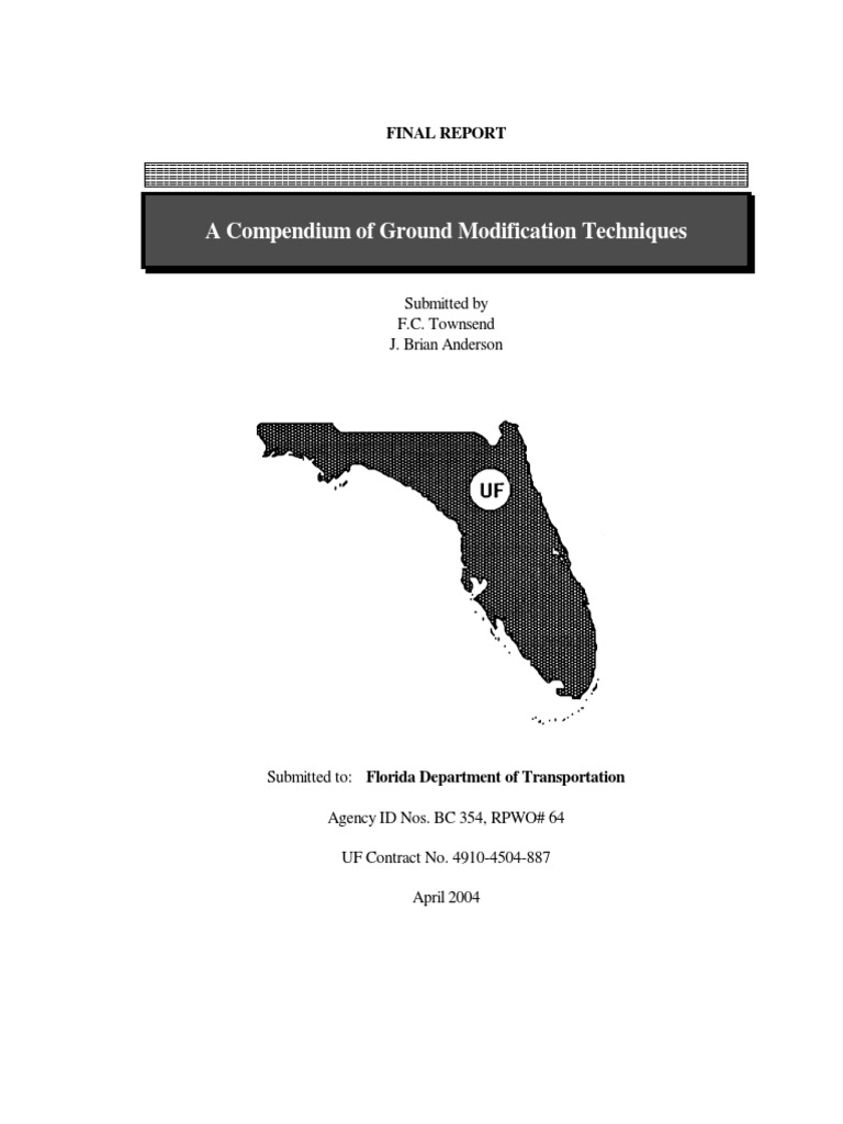 A Compendium of Ground Modification Techniques | PDF | Strength Of ...