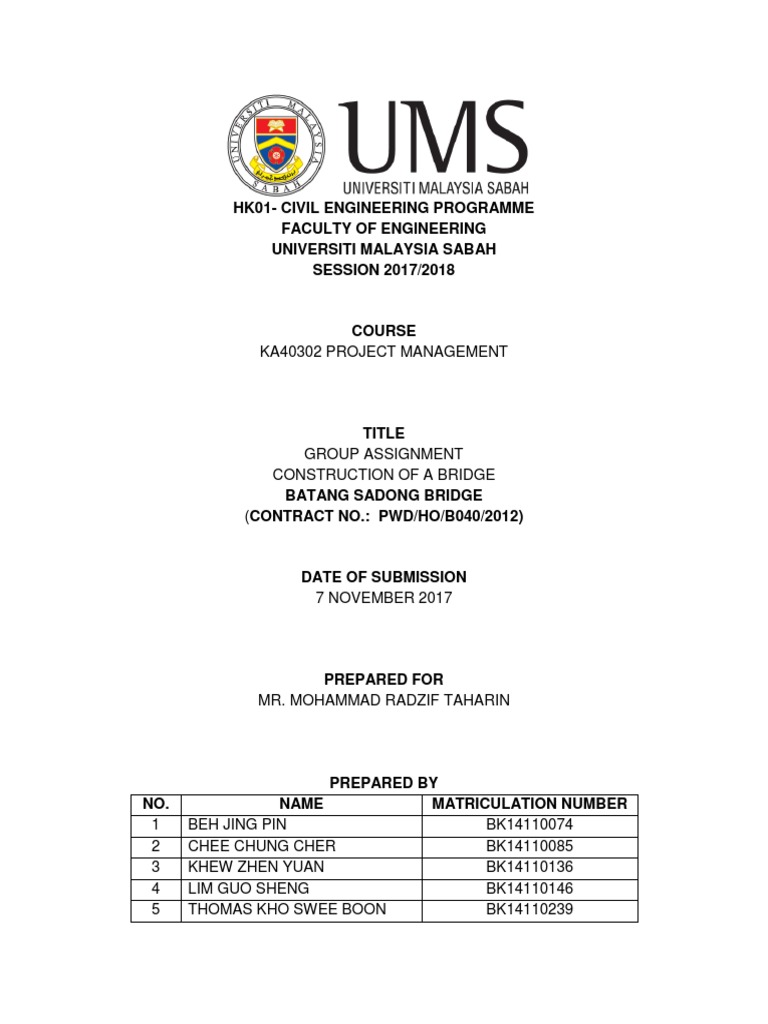 Project Management Assignment | PDF | Deep Foundation | Concrete
