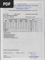 B.tech Marksheet | PDF
