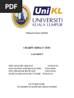 Impact Test Lab Report | PDF | Fracture | Ductility