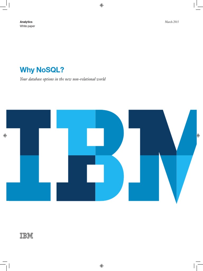 Why Nosql - Ibm | PDF | No Sql | Scalability