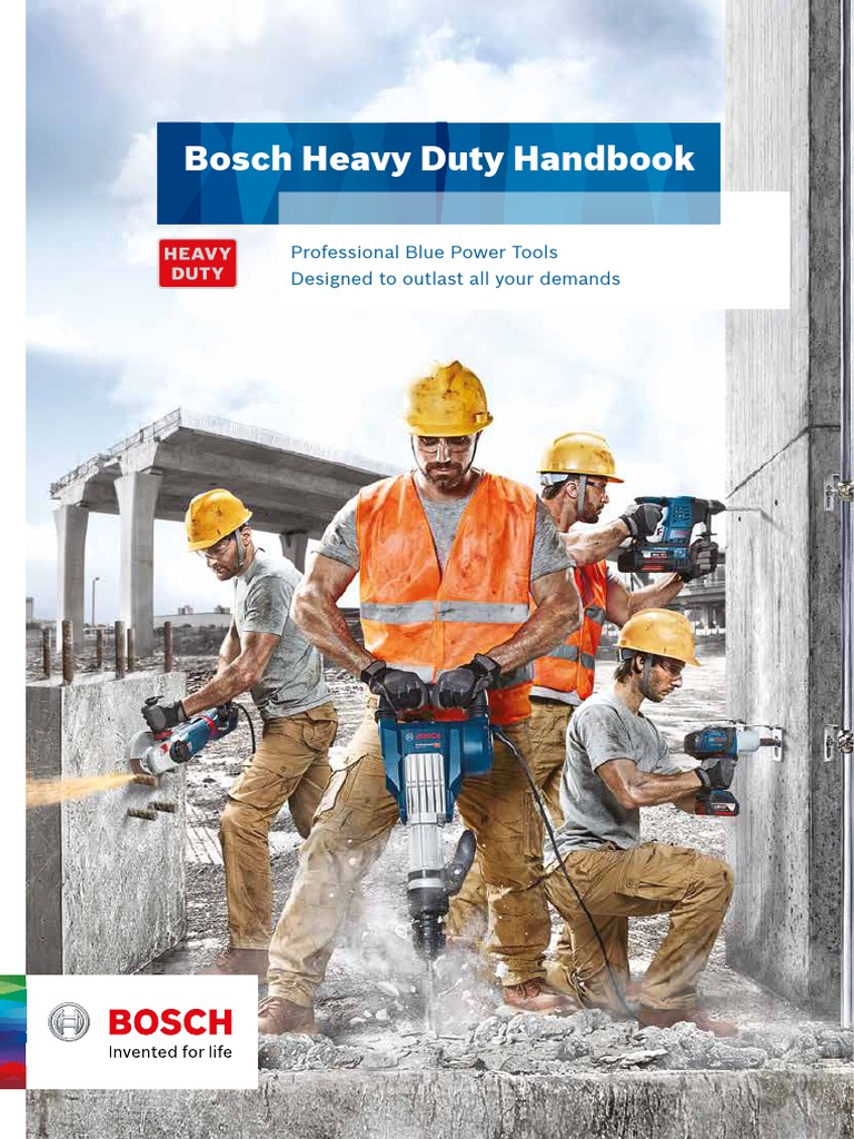 Bosch Heavy Duty Tools Handbook | PDF | Drill | Screw