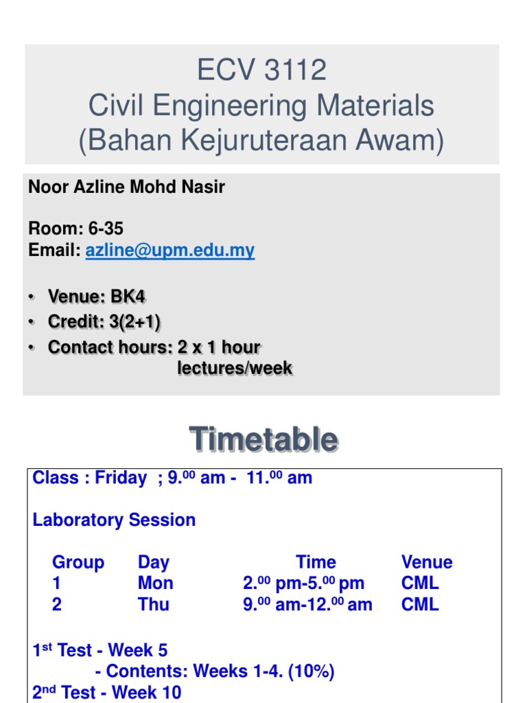 Lecture 1 | PDF | Engineering | Civil Engineering