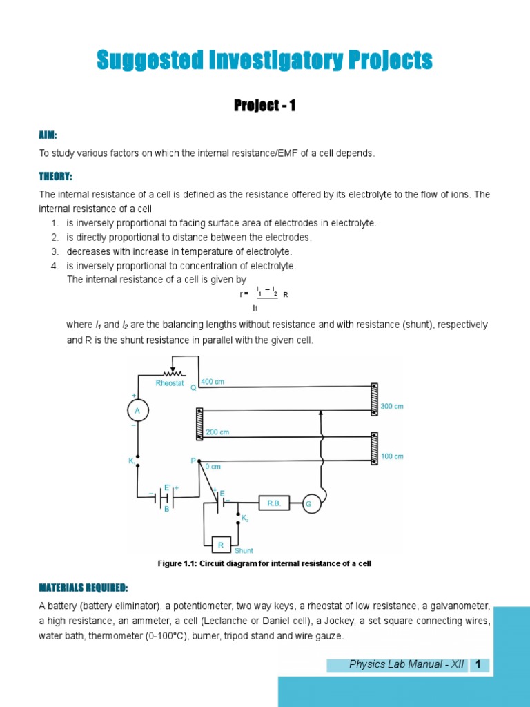 12 Physics Projects | PDF | Lens (Optics) | Transformer