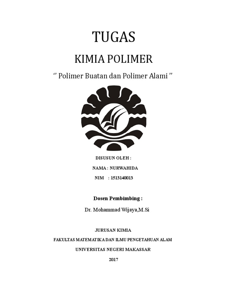 Tugas Pak Wijaya Polimer Alam Dan Buatan | PDF | Kesehatan Holistik | Sains & Matematika