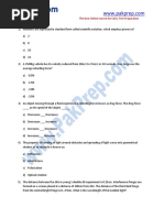 ECAT Test Sample Test Papers - New | PDF | Oscillation | Macromolecules