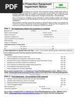 Fire Impairment Permit Unit: Department:: Page: X of Y W.P.No. FI ...
