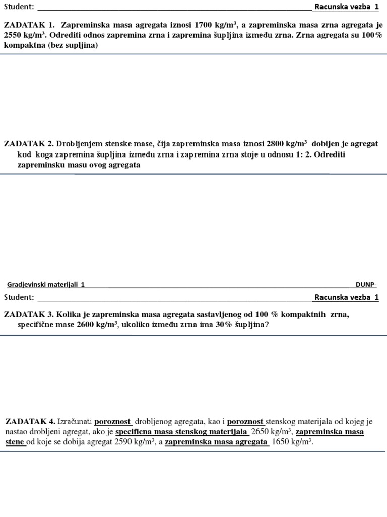 GM1 Vezbe 1 6 Stampa | PDF