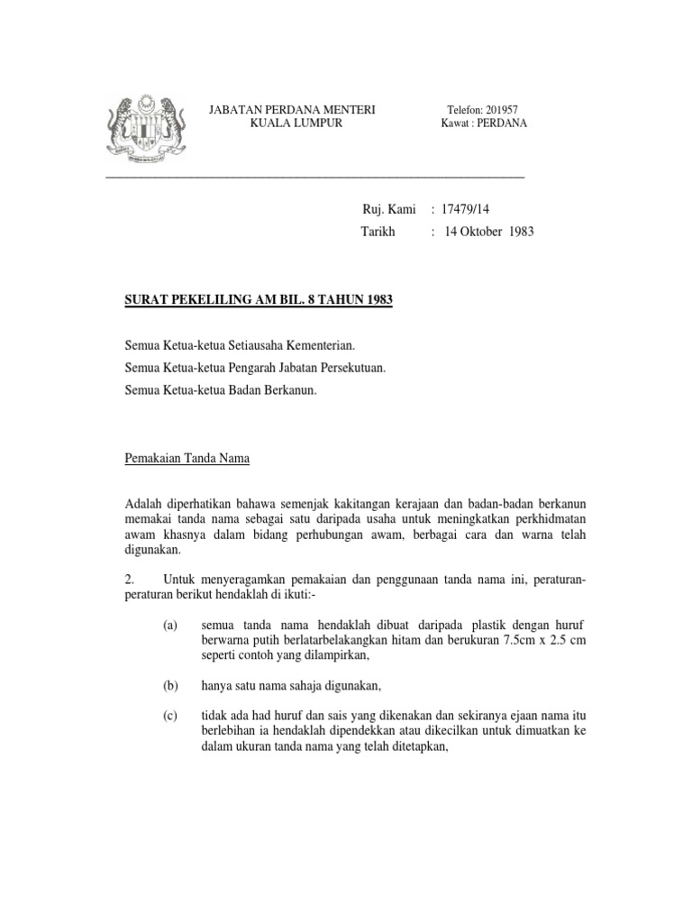 Optimized Title for Government Name Tag Guidelines | PDF