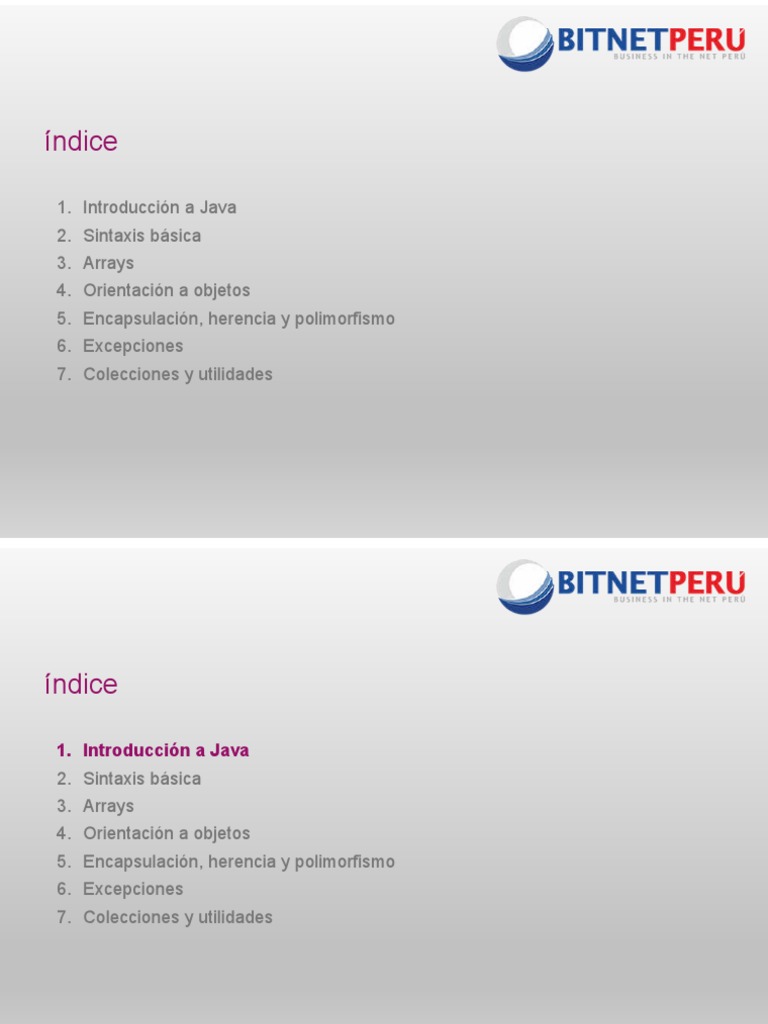Fundamentos Java | PDF | Java (lenguaje de programación) | Objeto ...