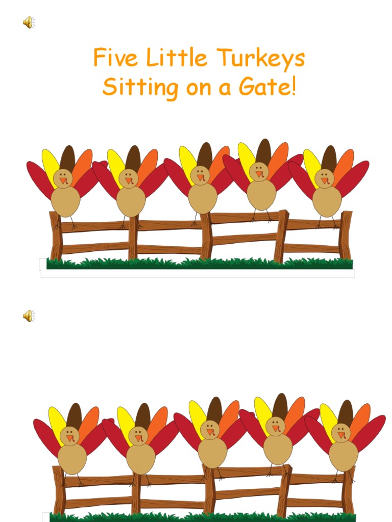 Five Little Turkeys | PDF