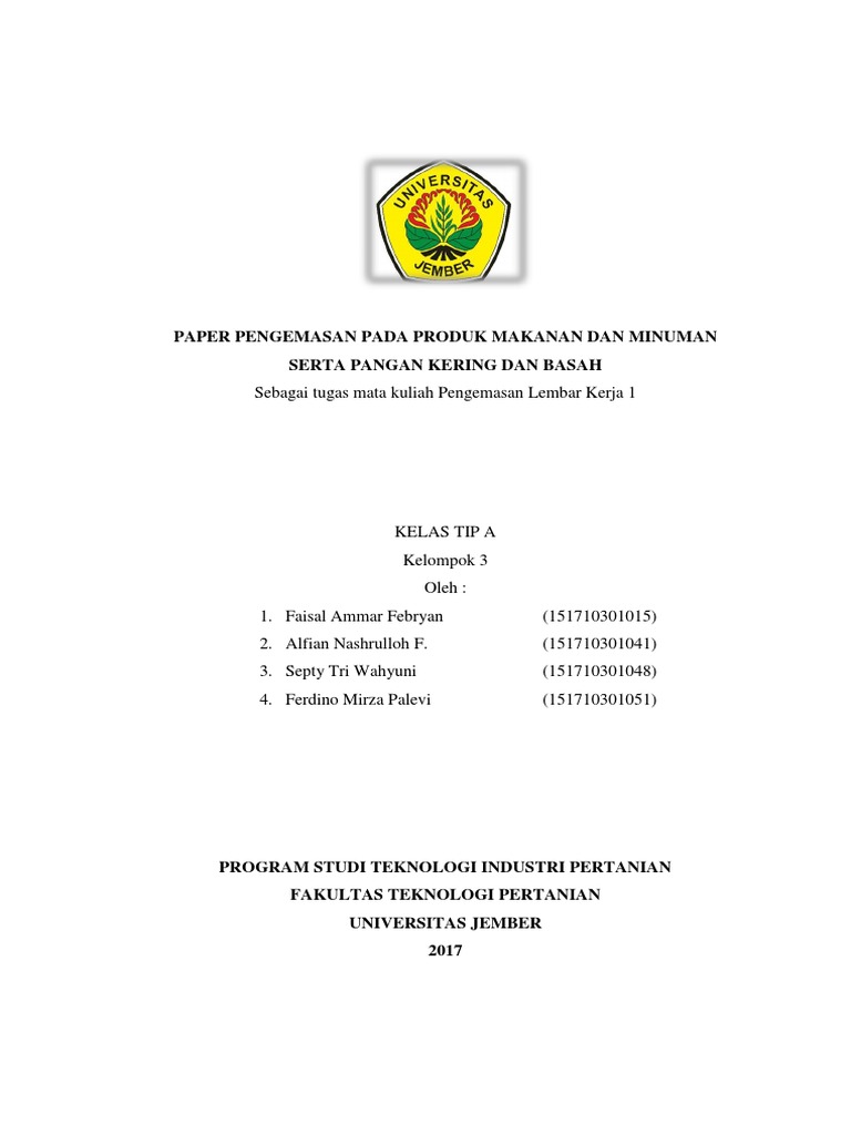 Paper Kemasan Pak IB | PDF